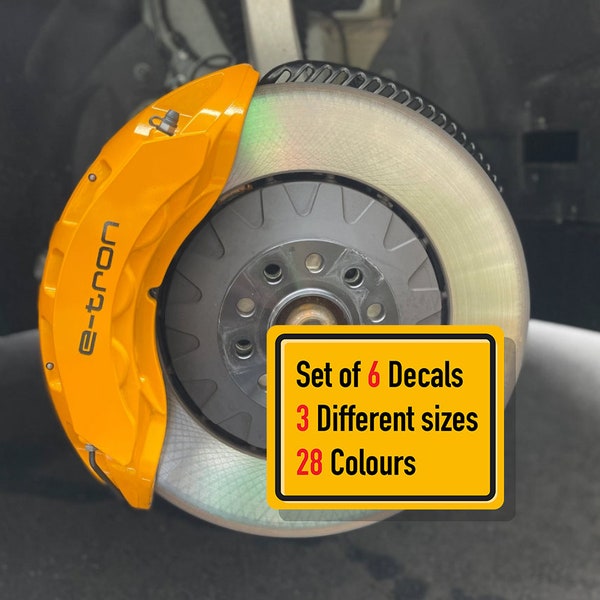 Audi Brake Caliper Stickers - Etsy