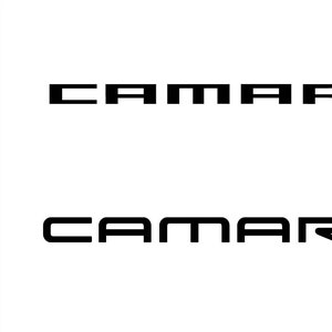 8 X Chevrolet Camaro (different Style) Brake Caliper Vinyl Decals ...