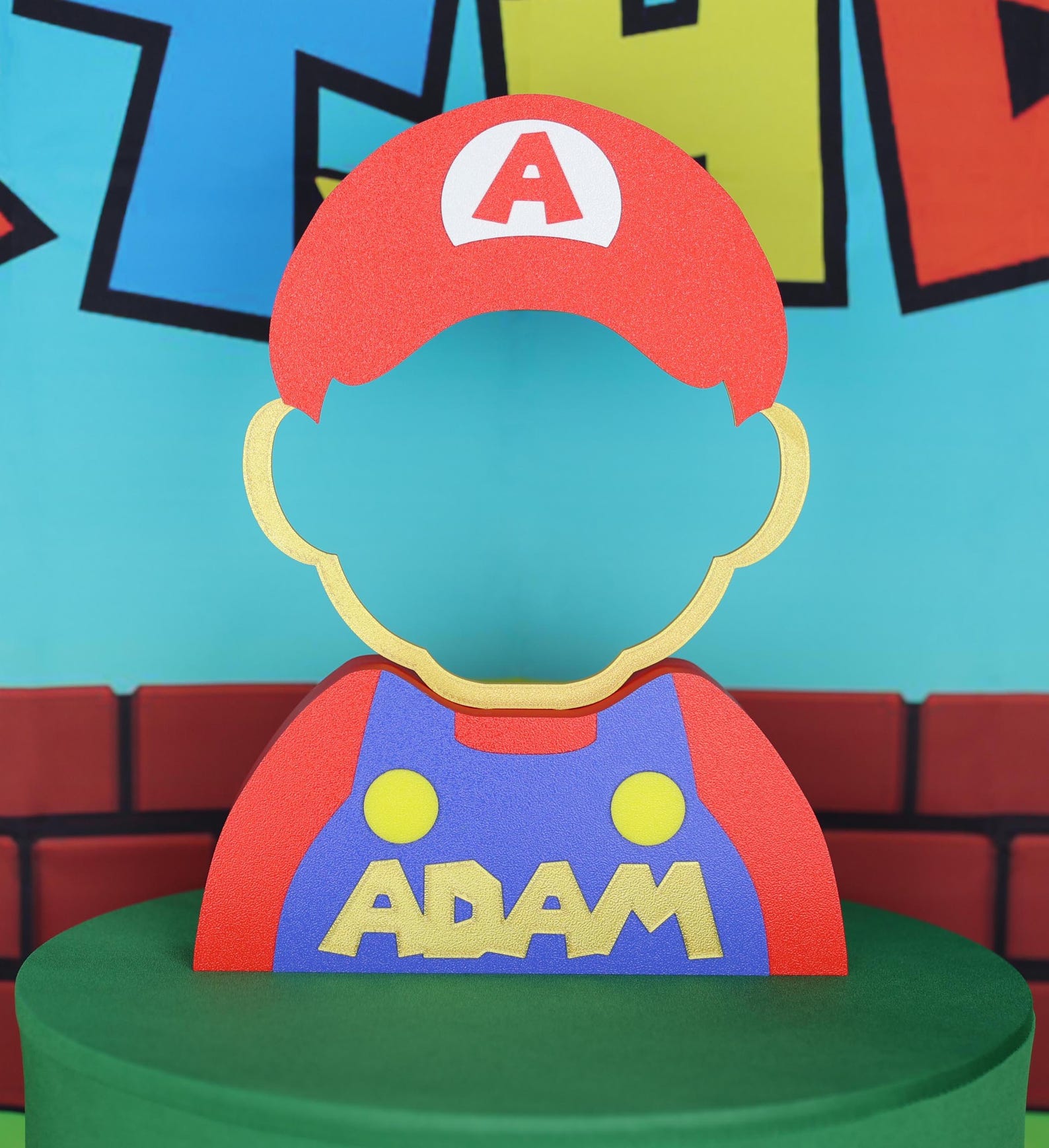 Super Mario Centerpiece Prop Personalized Custom Super Mario Boy Super ...