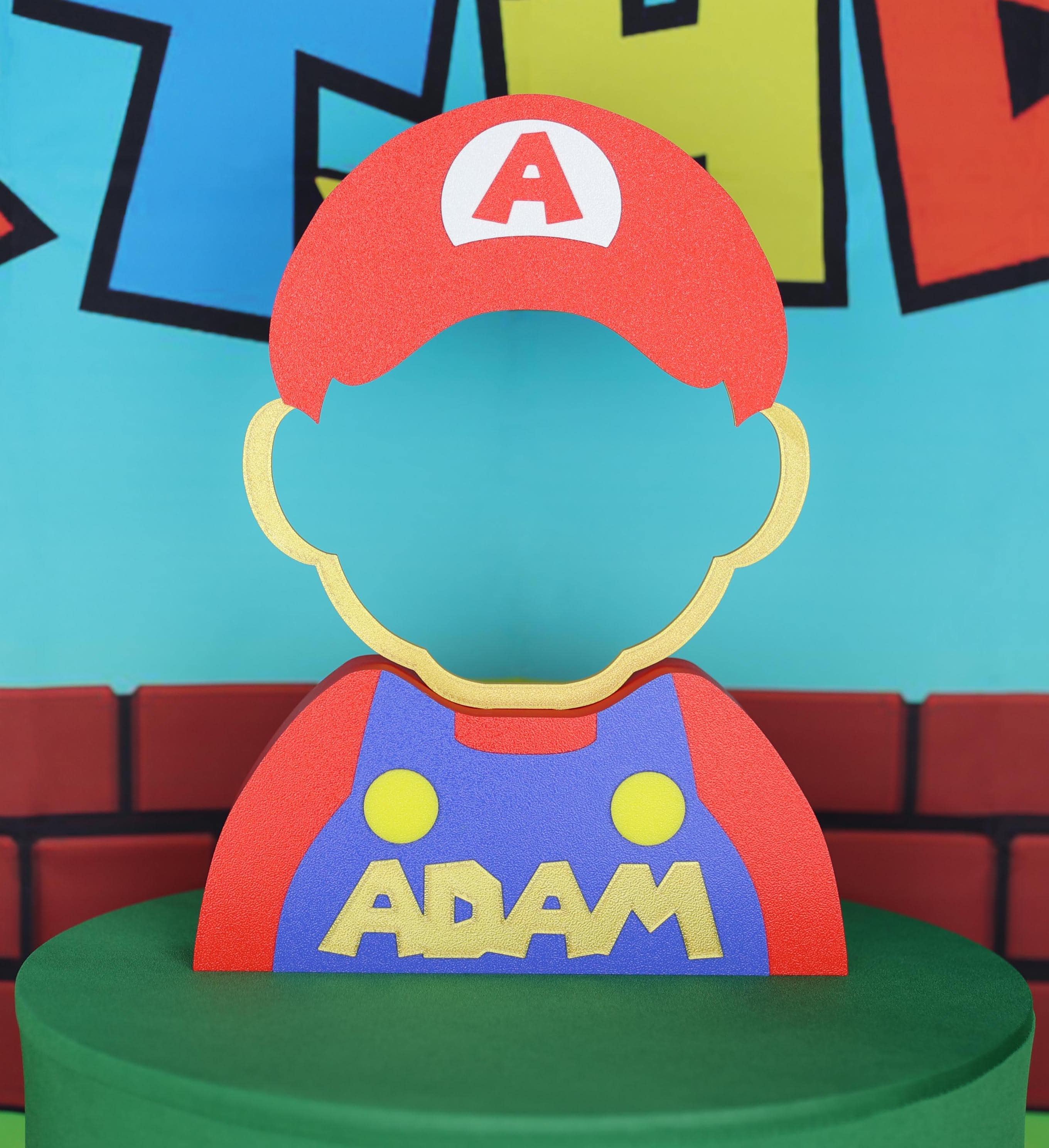 Super Mario Centerpiece Prop Personalized Custom Super Mario Boy Super ...