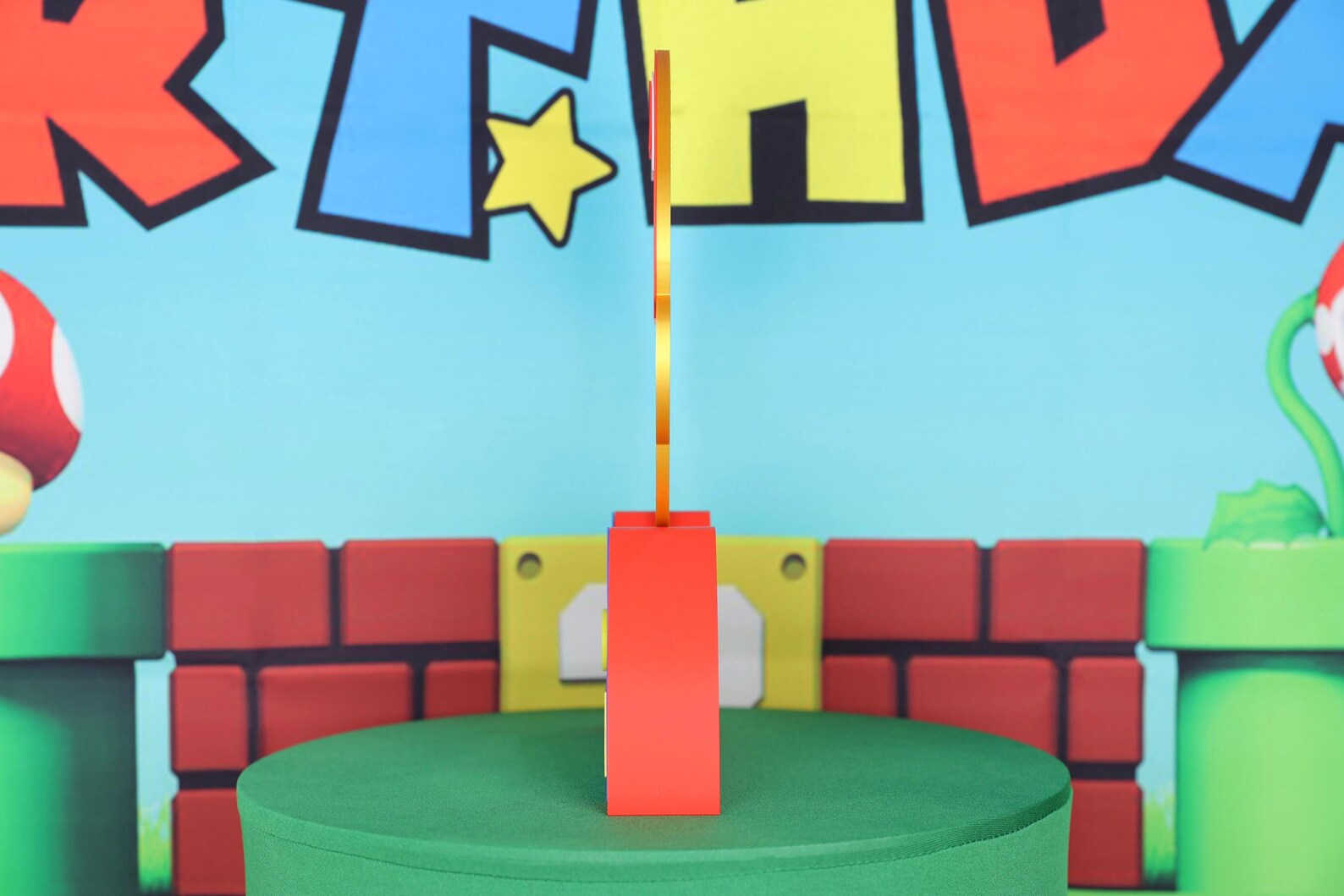 Super Mario Centerpiece Prop Personalized Custom Super Mario Boy Super ...