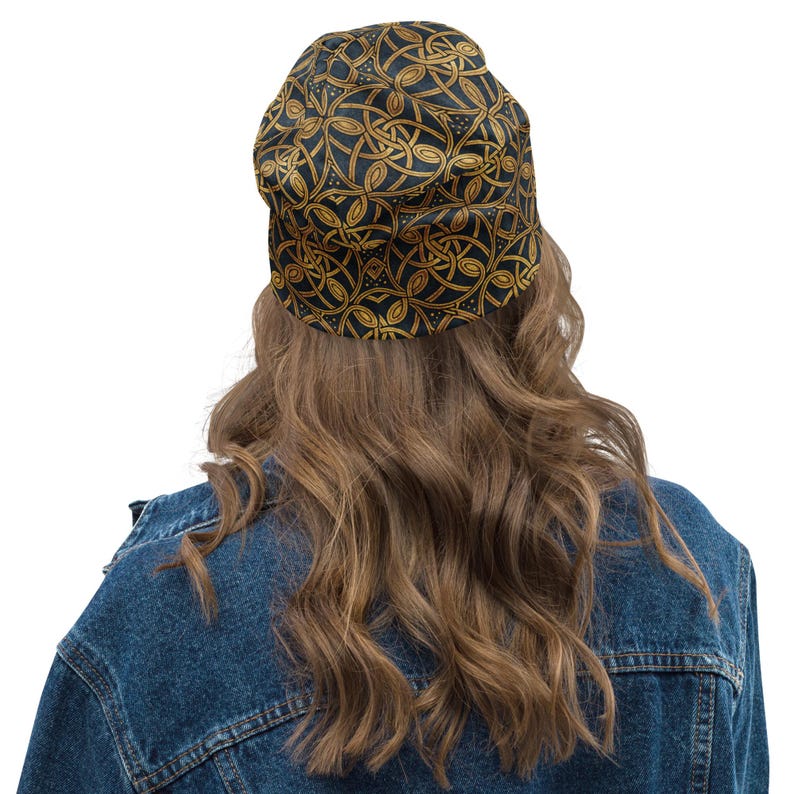 Celtic Knotwork Slouchy Beanie – Thin Stretchy Lightweight Skull Cap ...