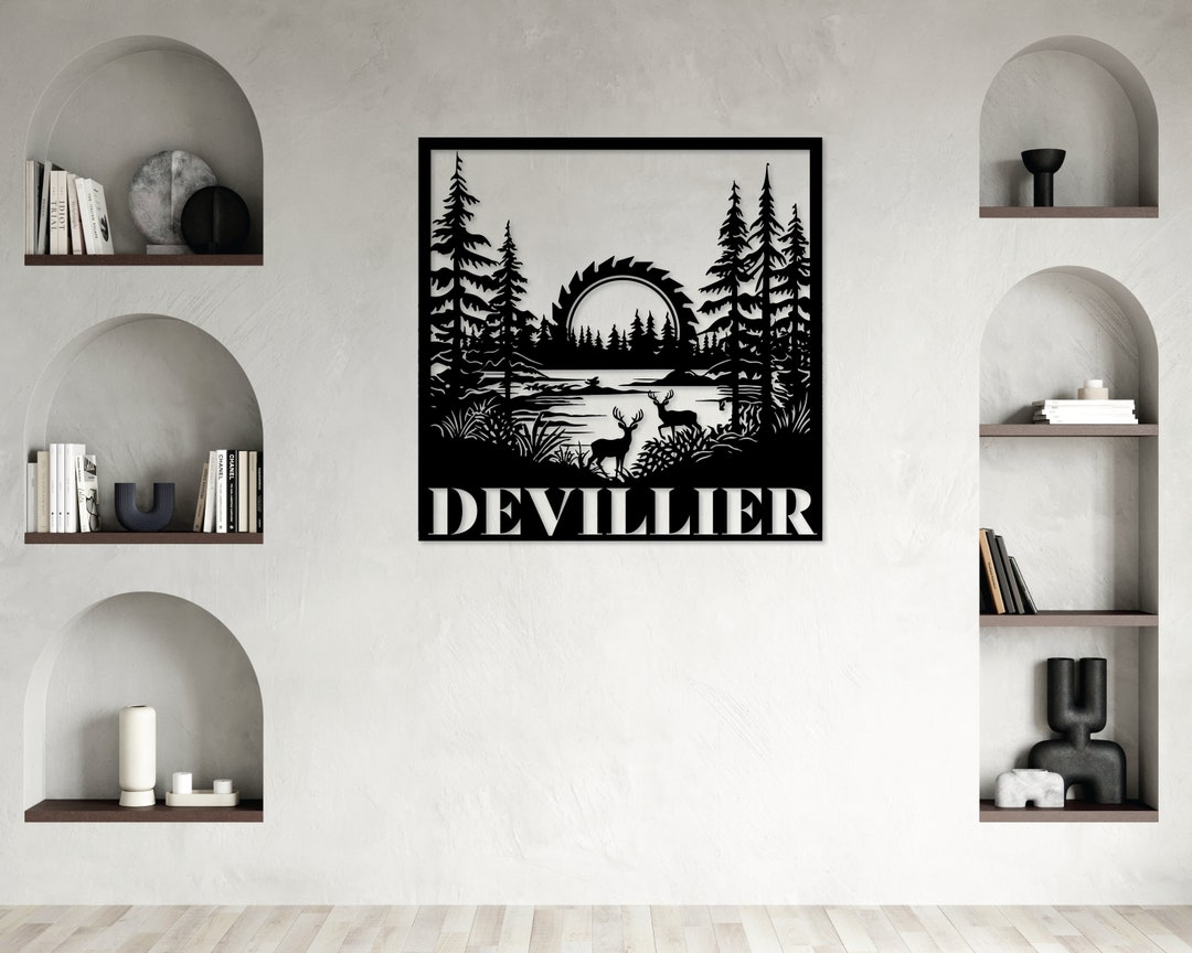 Custom Metal Hunting Sign Personalized Deer Sign Hunting - Etsy