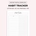 Weekly Habit Tracker Printable: Self Care Checklist (PDF) - Etsy
