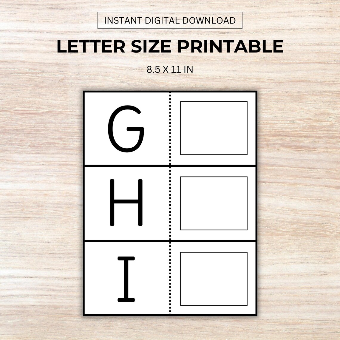 Alphabet Uppercase Matching Game Printable, Toddler Matching Activity ...