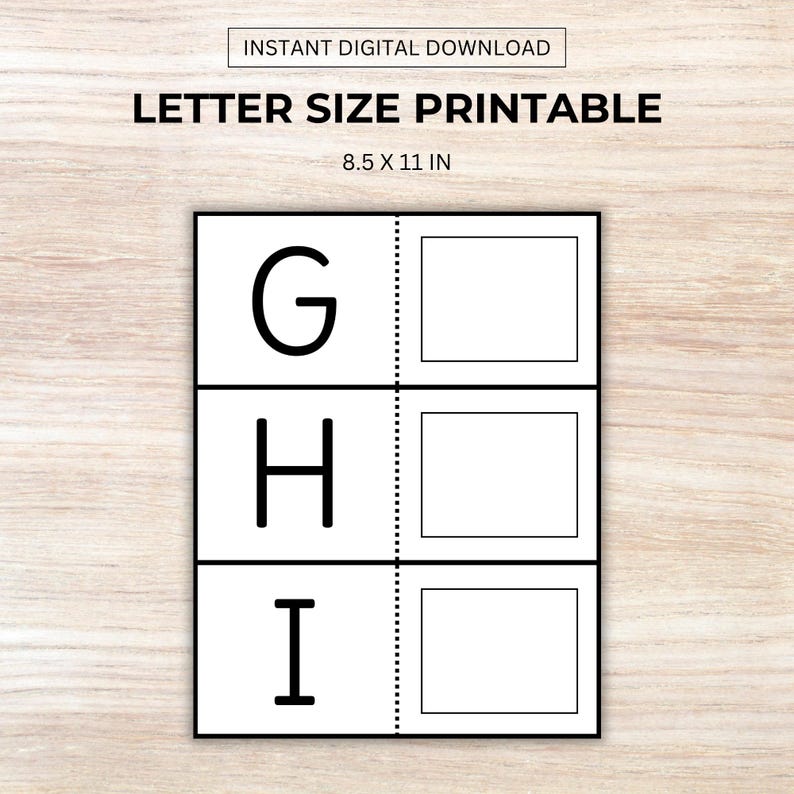 Alphabet Uppercase Matching Game Printable, Toddler Matching Activity ...