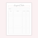 Assignment Tracker Printable, Weekly Homework Planner, Assignment ...