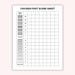 Chicken Foot Dominoes Score Sheet: Printable Game Night (PDF) - Etsy