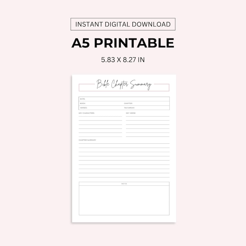 Bible Chapter Summary Printable, Bible Study, Bible Summary, Faith ...