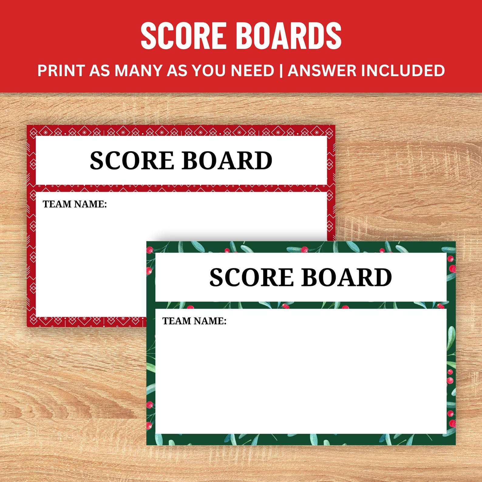 Printable Christmas Jeopardy: Holiday Trivia, Party Activities ...