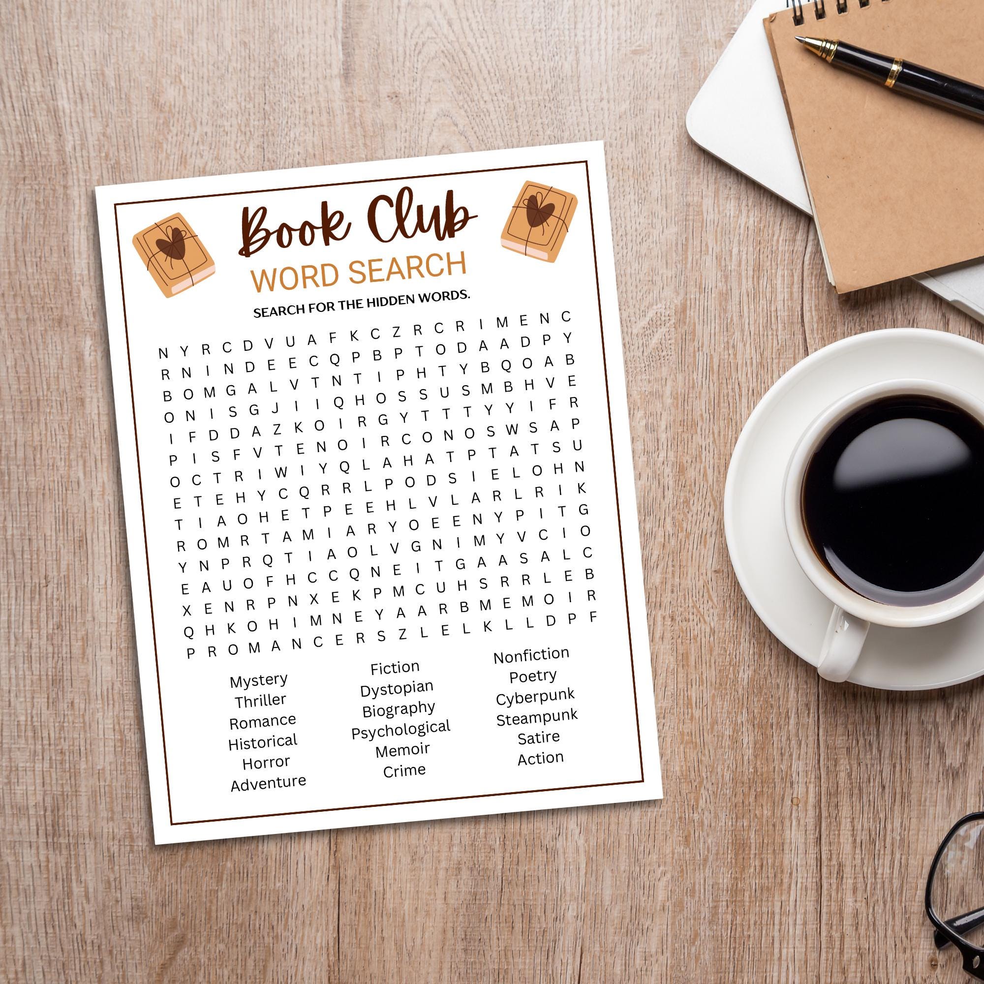 Book Club Games Bundle: Party Activities (printable PDF) - Etsy
