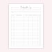 Babysitter Log Printable, Babysitter Tracker for Parents - Etsy