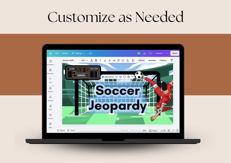 Soccer Party Game, Soccer Jeopardy Quiz, Watch Party Activity, FIFA ...