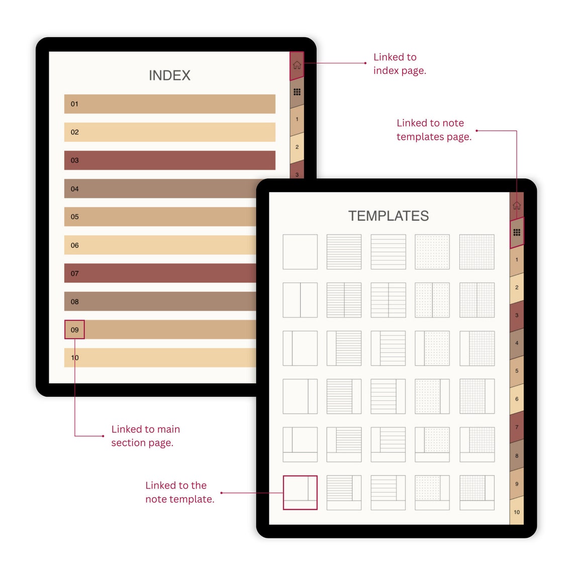 Digital Notebook, Goodnotes Cornell Notes, Student Notebook, Notability ...