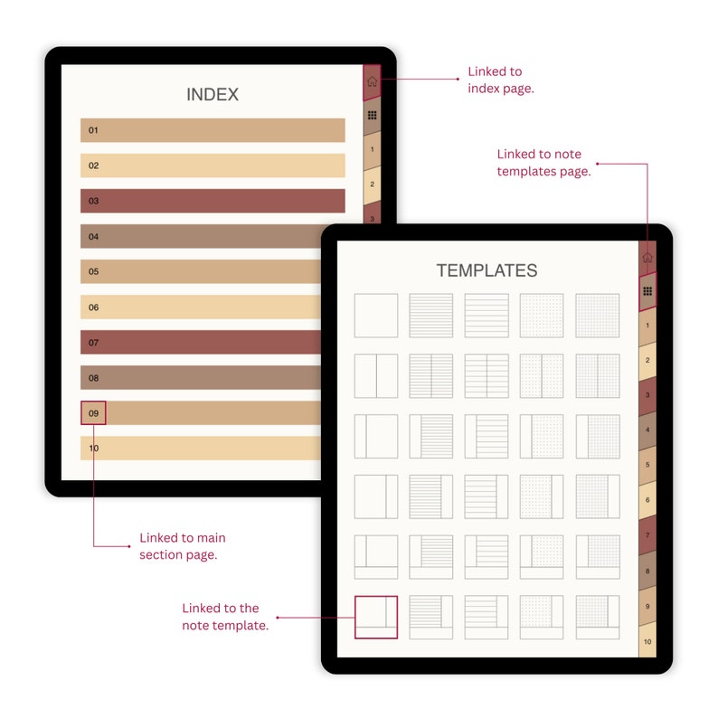 Digital Notebook, Goodnotes Cornell Notes, Student Notebook, Notability ...