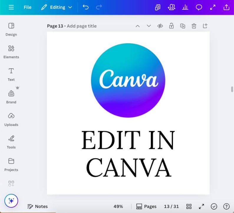 Editable Certificate of Completion: Canva Template - Etsy