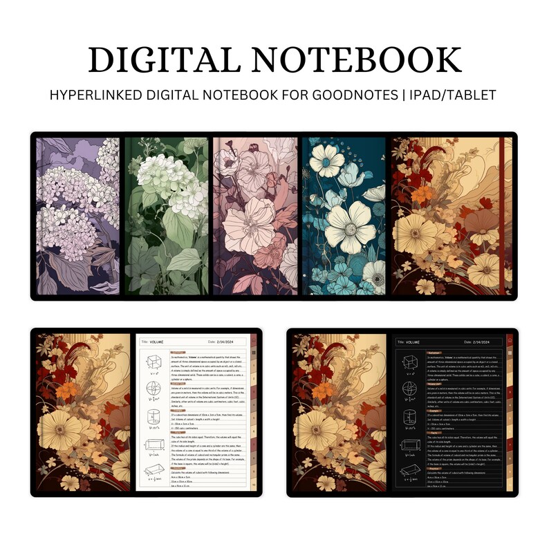 Digital Notebook, Goodnotes Cornell Notes, Student Notebook, Notability ...