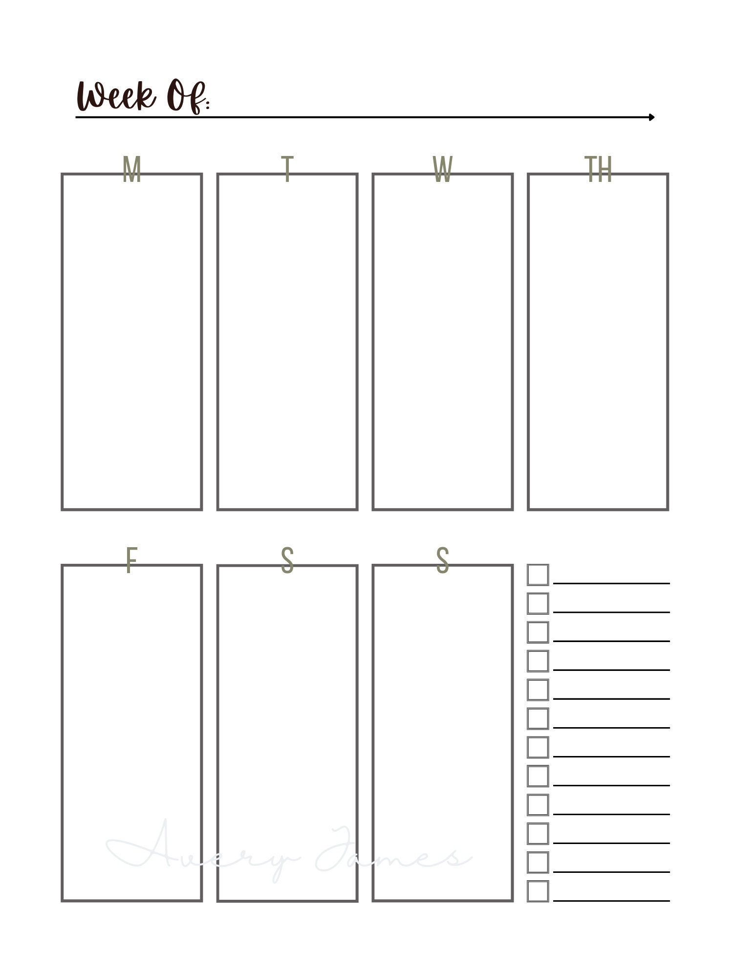 Lets Get Organized: Full Guide and Printable Templates - Etsy