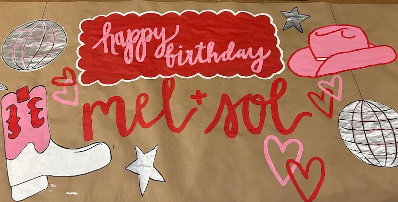 Custom Brown Paper Banners for Special Occasions Birthdays - Etsy
