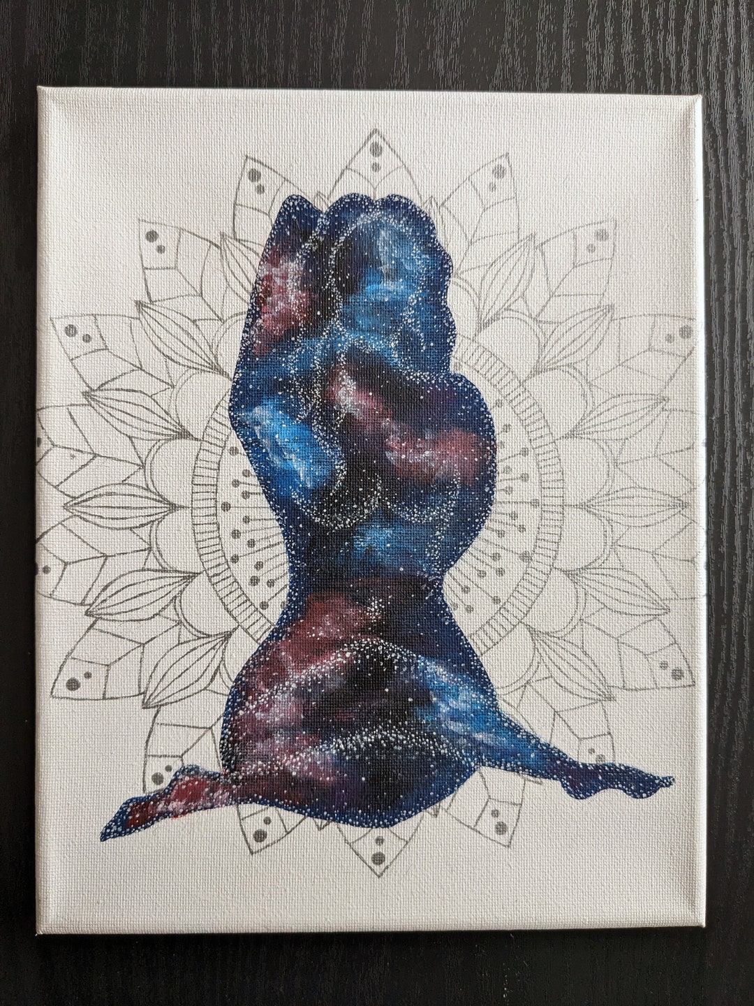 Humility Among the Stars Original Artwork Acrylic Painting - Etsy