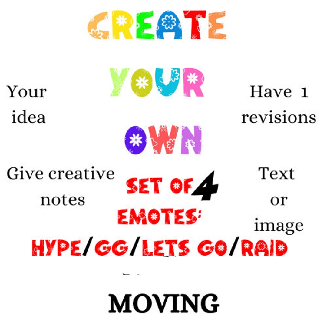 Collection of Moving Emotes - Etsy