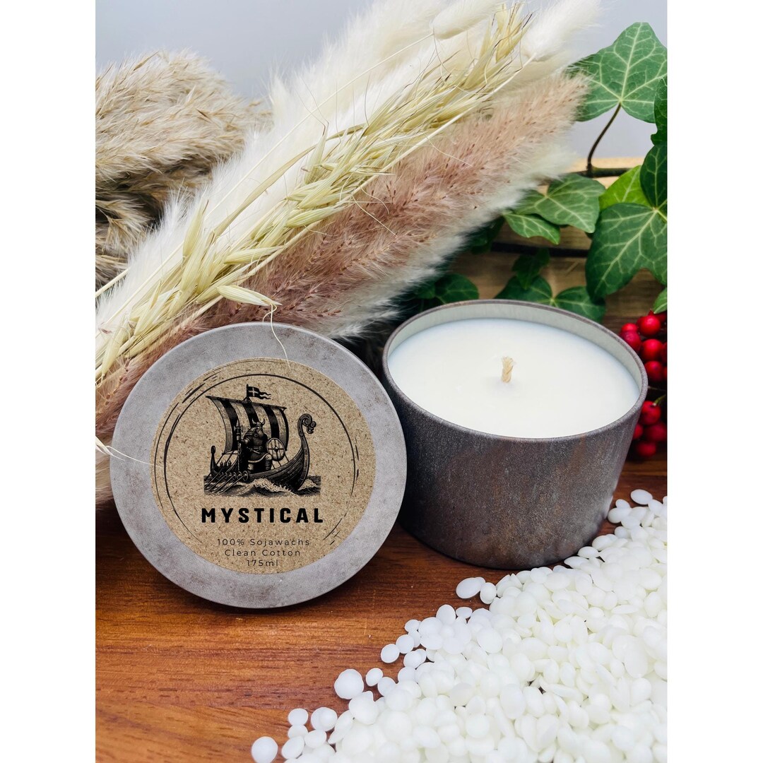 Mystical Viking Candle I Soy Wax Scented Candle for Middle Ages Fans I ...