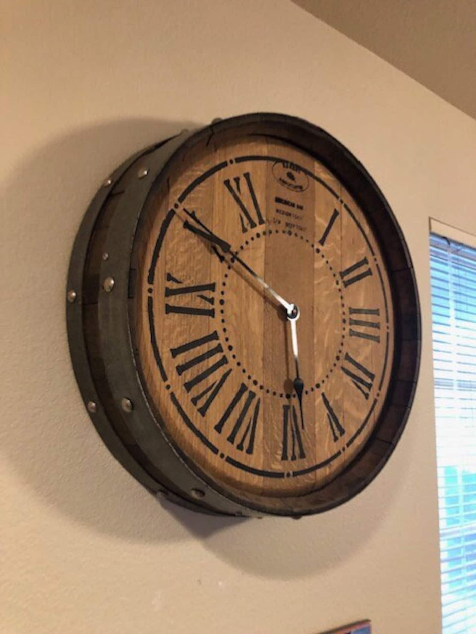 Wine Barrel Clock - Etsy