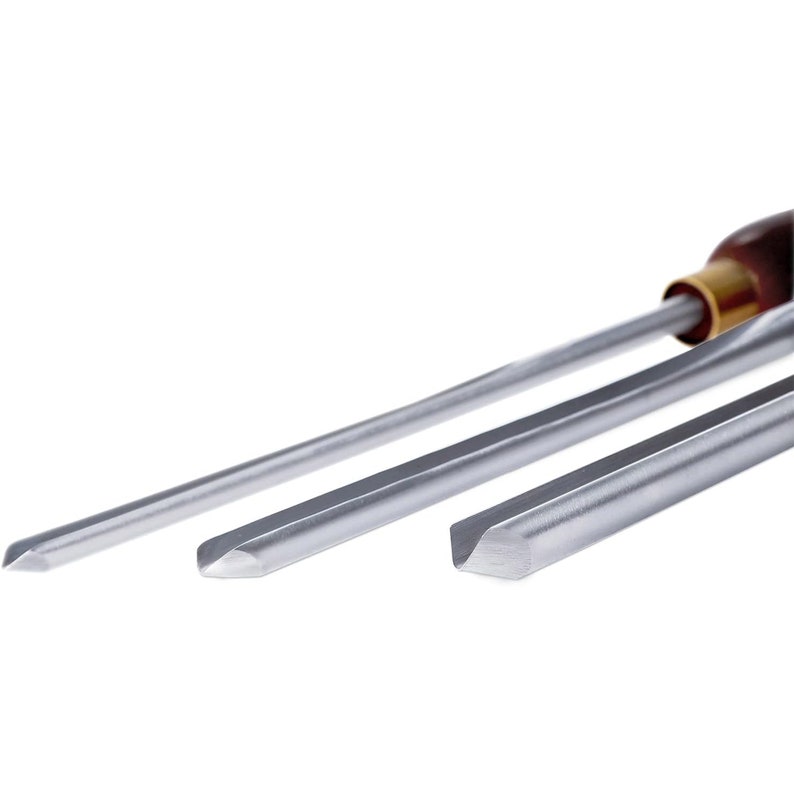 Woodturning HSS Bowl Gouge Set of 3, 22.5” Wood Lathe Bowl Turning ...