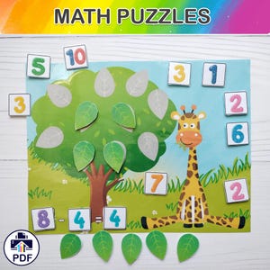 Learning Numbers: Addition & Subtraction Activity Book | Printable Math ...