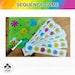 Sequence Game With Flowers and Bees | Printable Educational Activity ...
