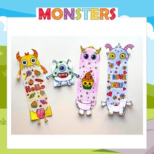 Monster Coloring Puzzle | Assemble Color Monsters | Monster Activity ...
