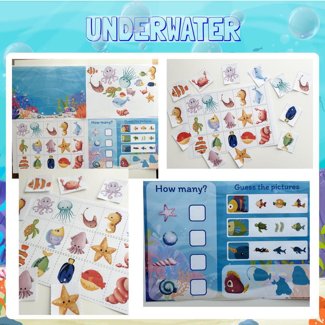 Underwater Flashlight Game | Printable Ocean Exploration Activity for ...