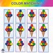 Build an Ice Cream Game for Kids | Printable Color Matching Activity ...