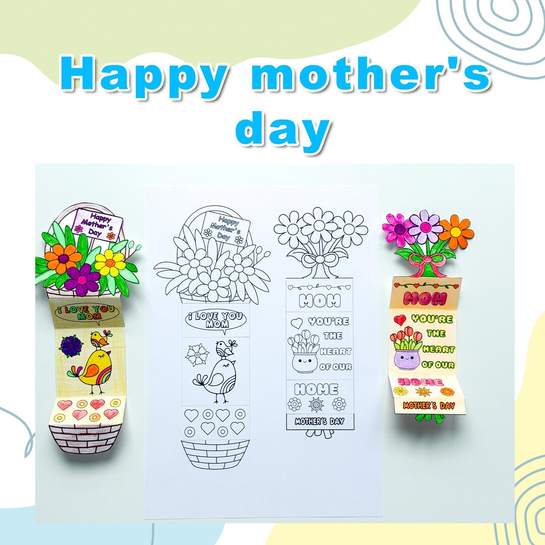 Mother's Day PRINTABLE Coloring Page | All About My Mom | INSTANT ...
