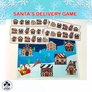 Santa's Delivery Game Printable Christmas Activity PDF Download ...