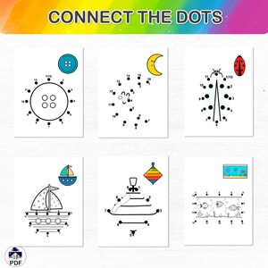 Connect the Dots Activity Book for Kids | 42 Fun Pages to Complete and ...