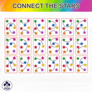 Star Constellation Game | Connect the Stars Puzzle | Printable PDF ...