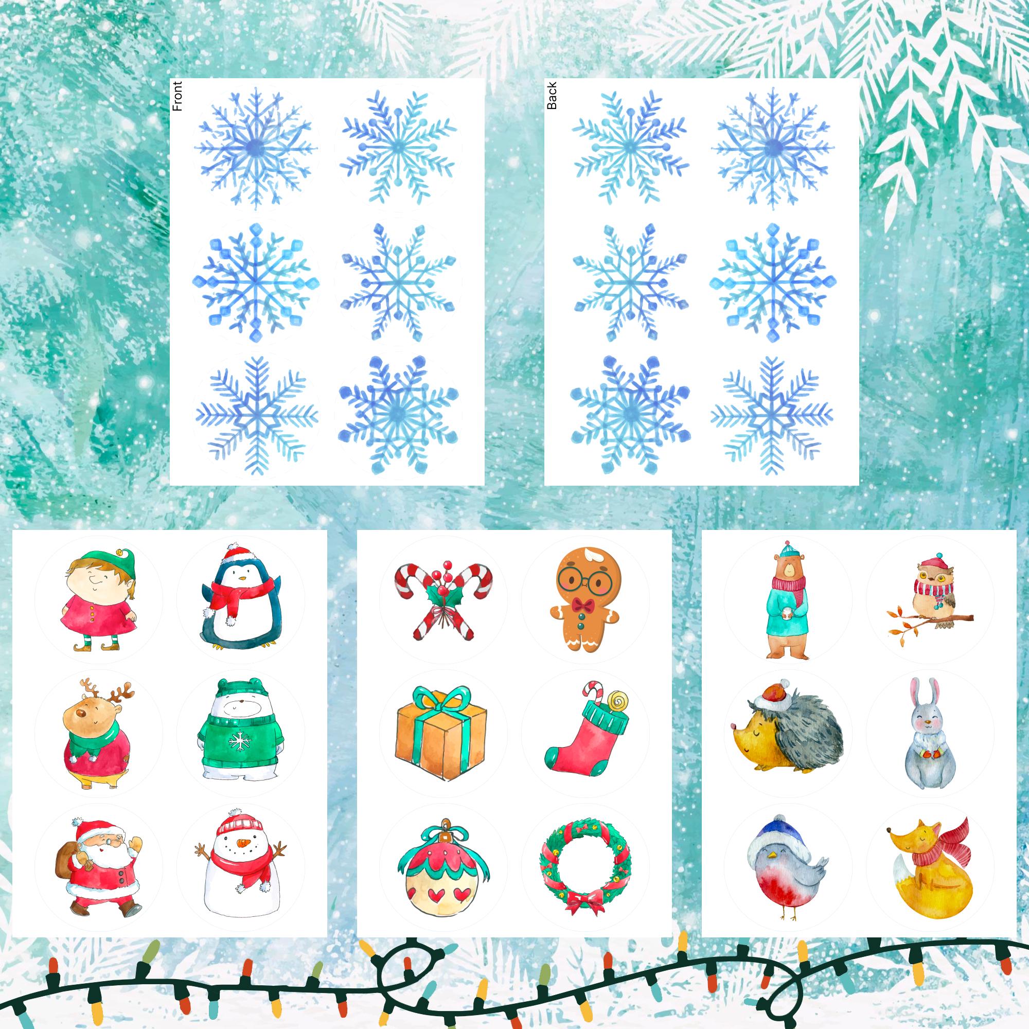 Christmas Flashlight Game for Kids – Peek Behind the Snowflakes | Fun ...