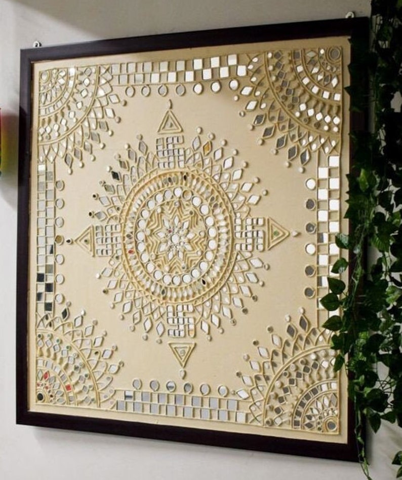 Square Wall Hanging Lippan Art - Etsy