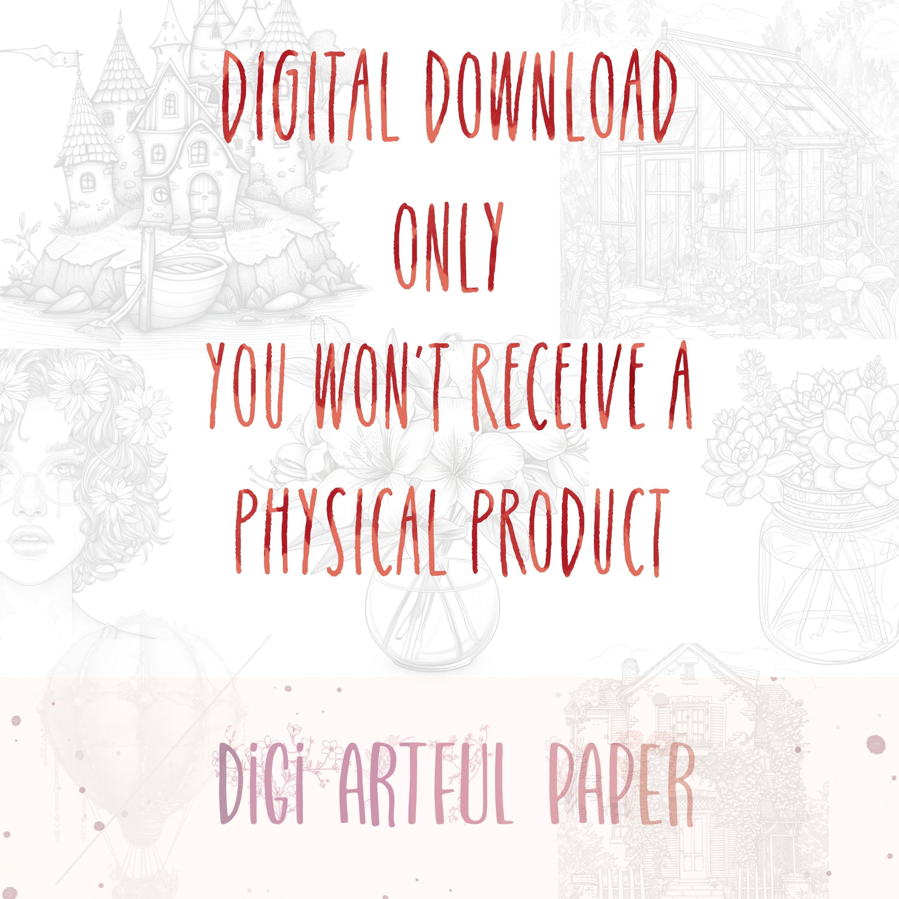 68 Spring Flowers Coloring Book for Adults Printable Coloring Pages - Etsy