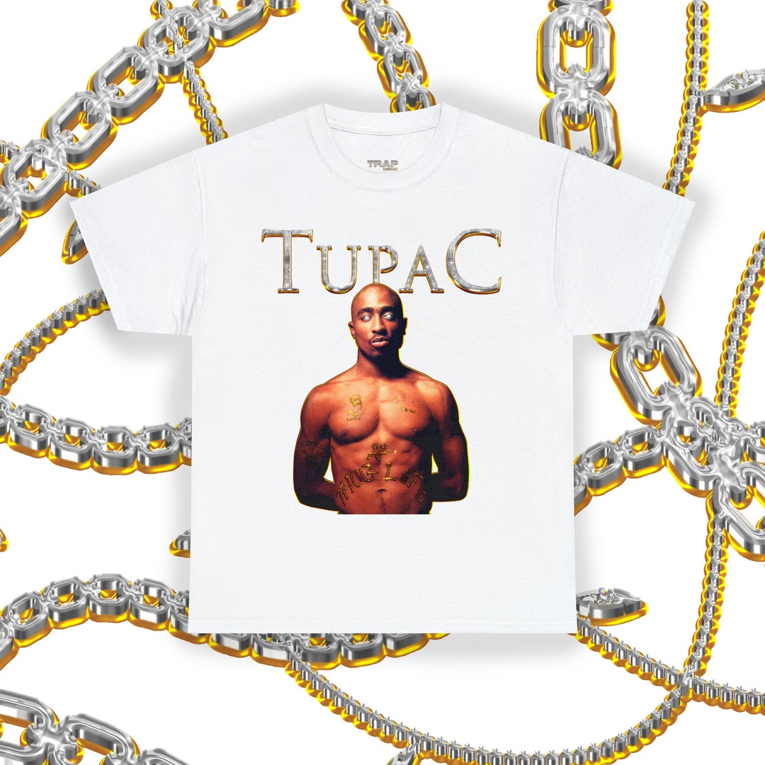 Tupac Gold 4k T-shirt - Etsy