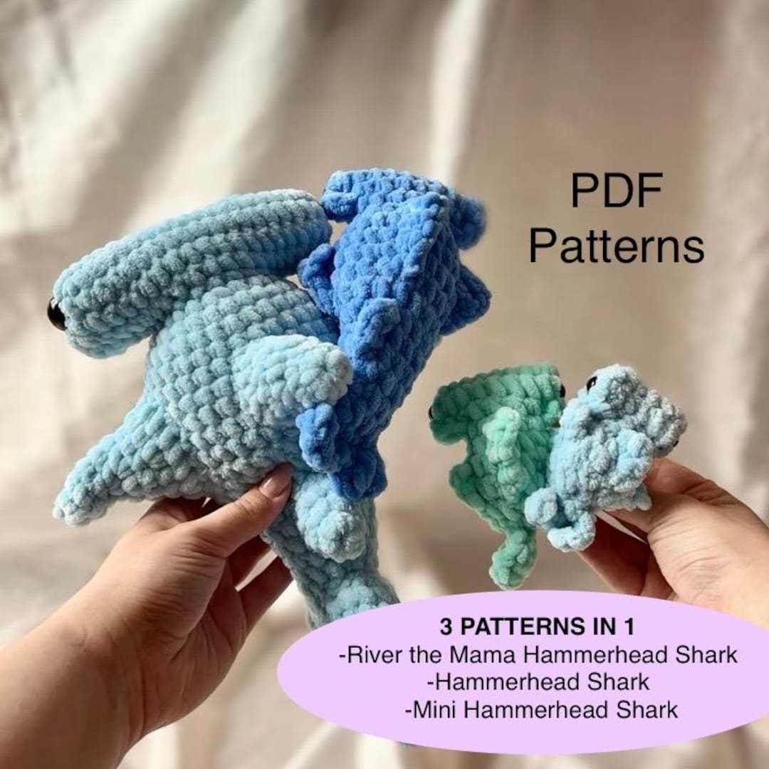 Hammerhead Shark Family - Etsy