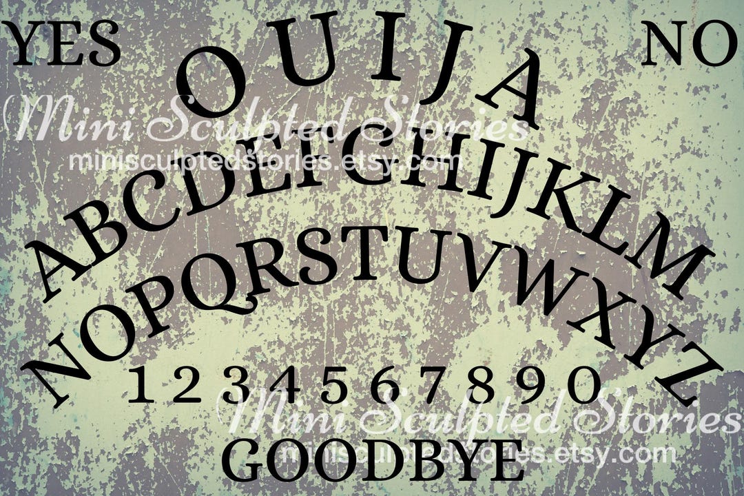 Dollhouse Miniature Ouija Board Instant Digital Download | PNG Jpeg PDF ...