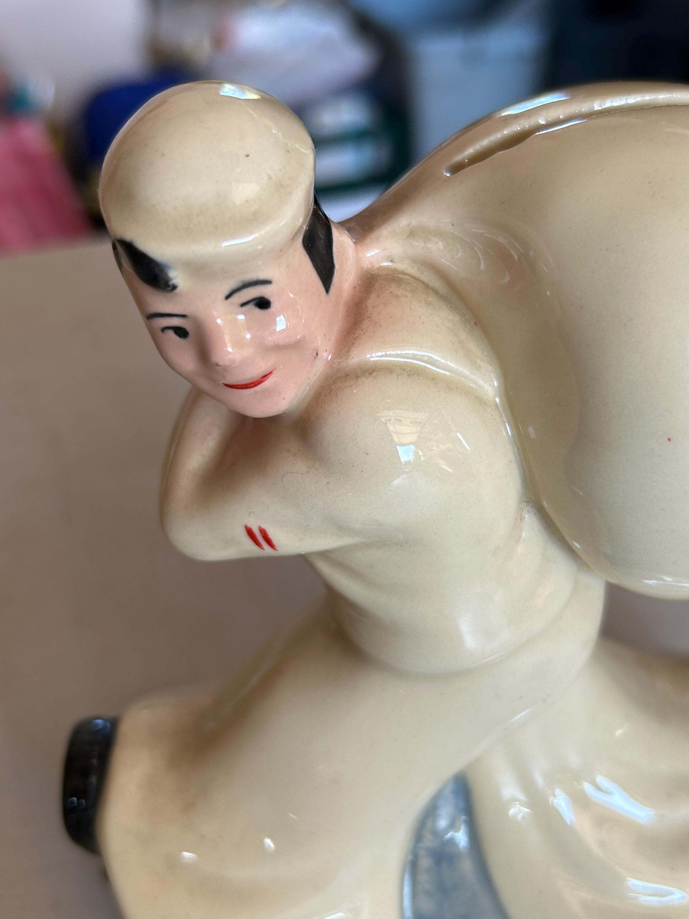 Vintage Mccoy Pottery WWII Era Sailor Seaman Bank - Etsy