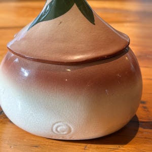 Vintage Deforest of California Hand Painted Garlic Jar Lid Kitsch ...