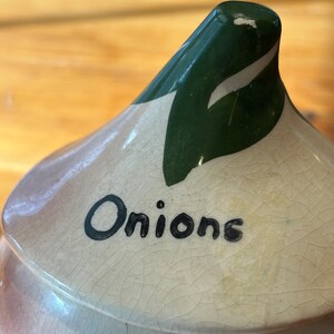 Vintage Deforest of California Hand Painted Garlic Jar Lid Kitsch ...