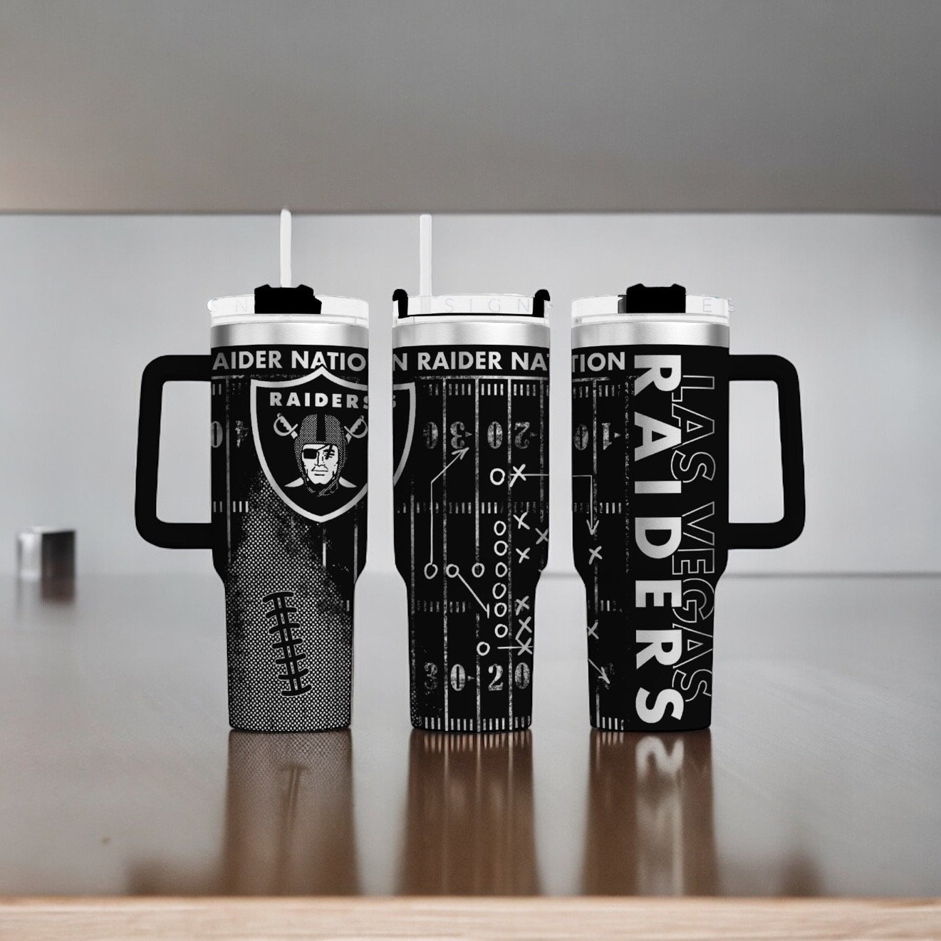 Las Vegas Raiders - 40oz Tumbler Premium Las Vegas Raider Tumbler - Etsy