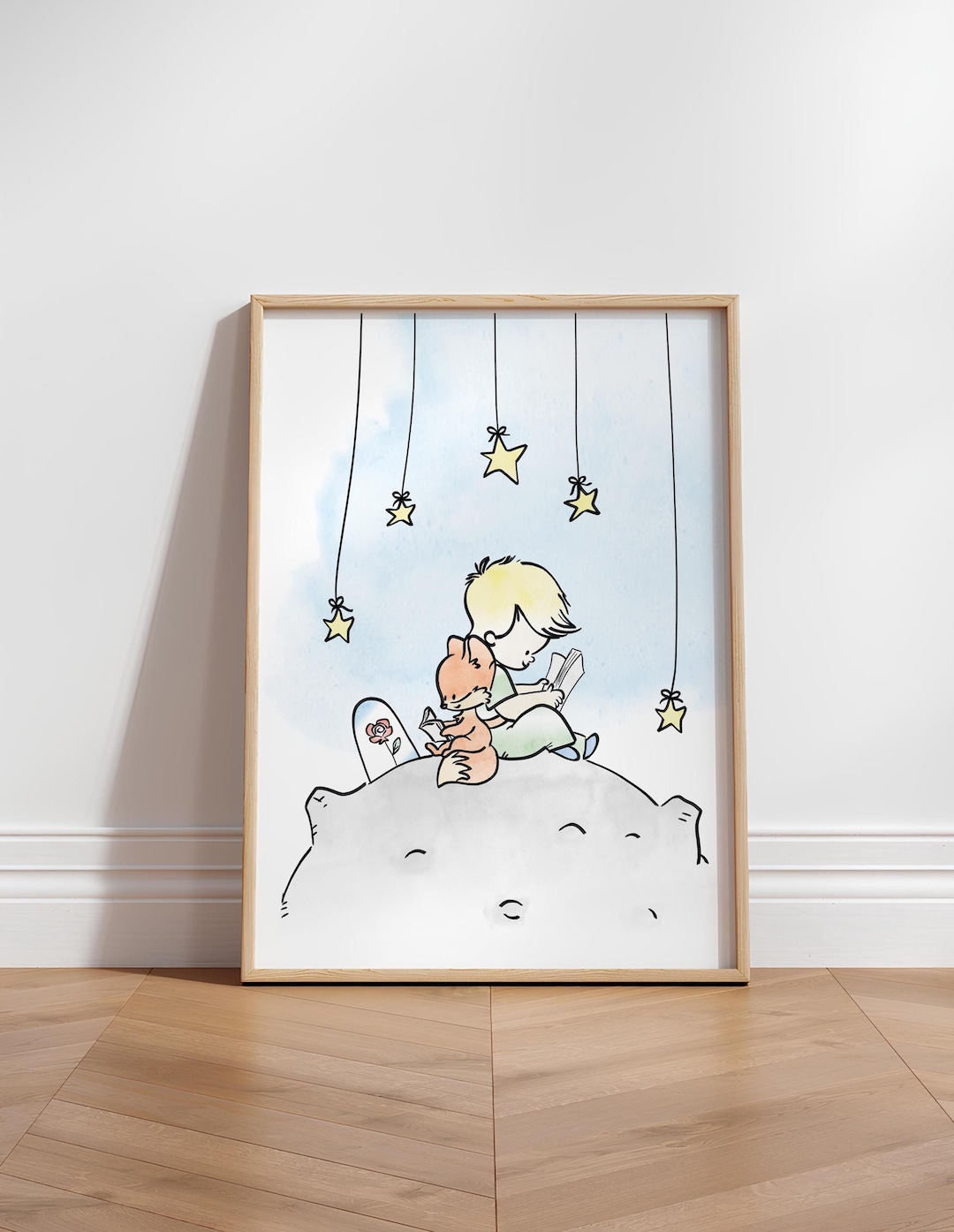 The Little Prince Wall Art, Little Prince Nursery Decor, the Little ...