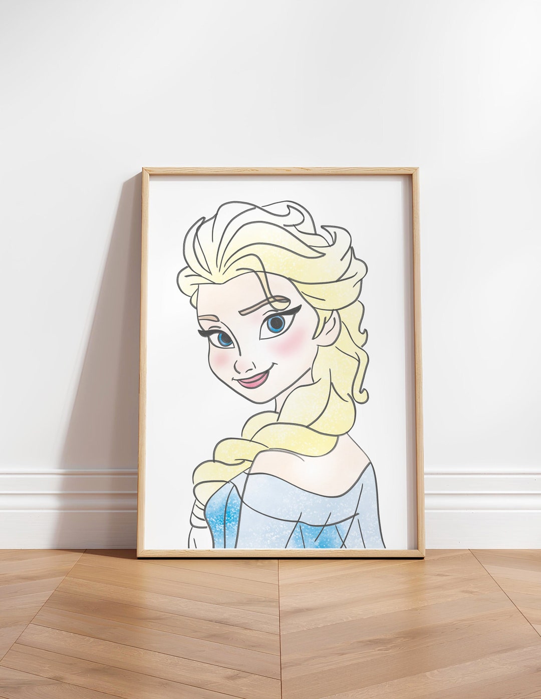 Princess Else Art Print, Else Posters, Princess Wall Art, Els Wall Art ...