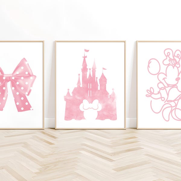 Minnie Mouse Artwork - Etsy